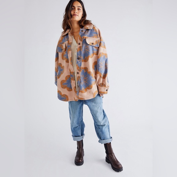 Free People | Jackets & Coats | Free People Jacquard Ruby Jacket | Poshmark